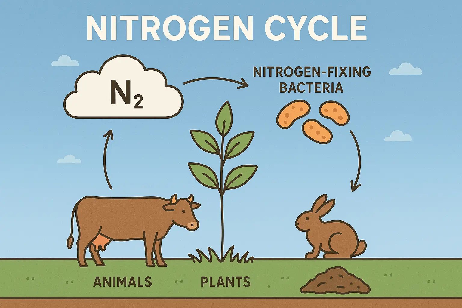 Nitrogen Cycle | Uses, Preparation, Properties - Chemistry Lovers ...